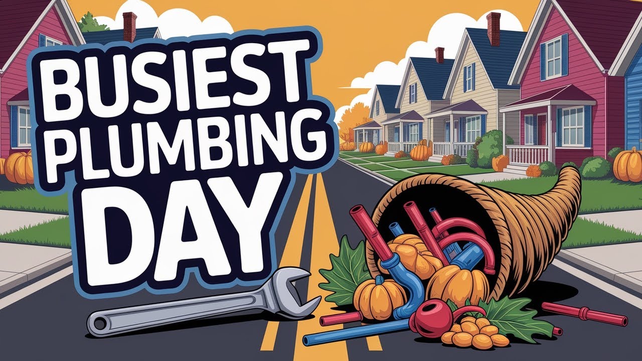 PLUMBERS' BUSIEST DAY of the Year is Right After THANKSGIVING? - YouTube