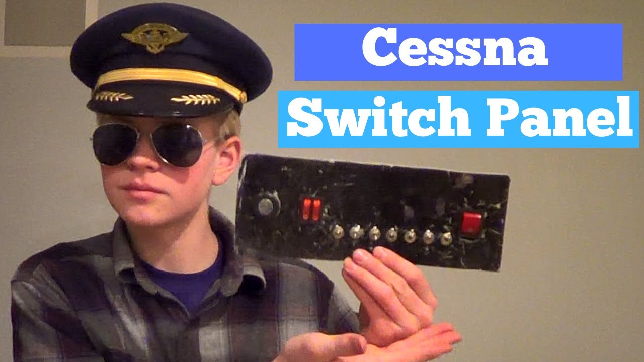 How to Make A Cessna Switch Panel | Captain Bob - YouTube