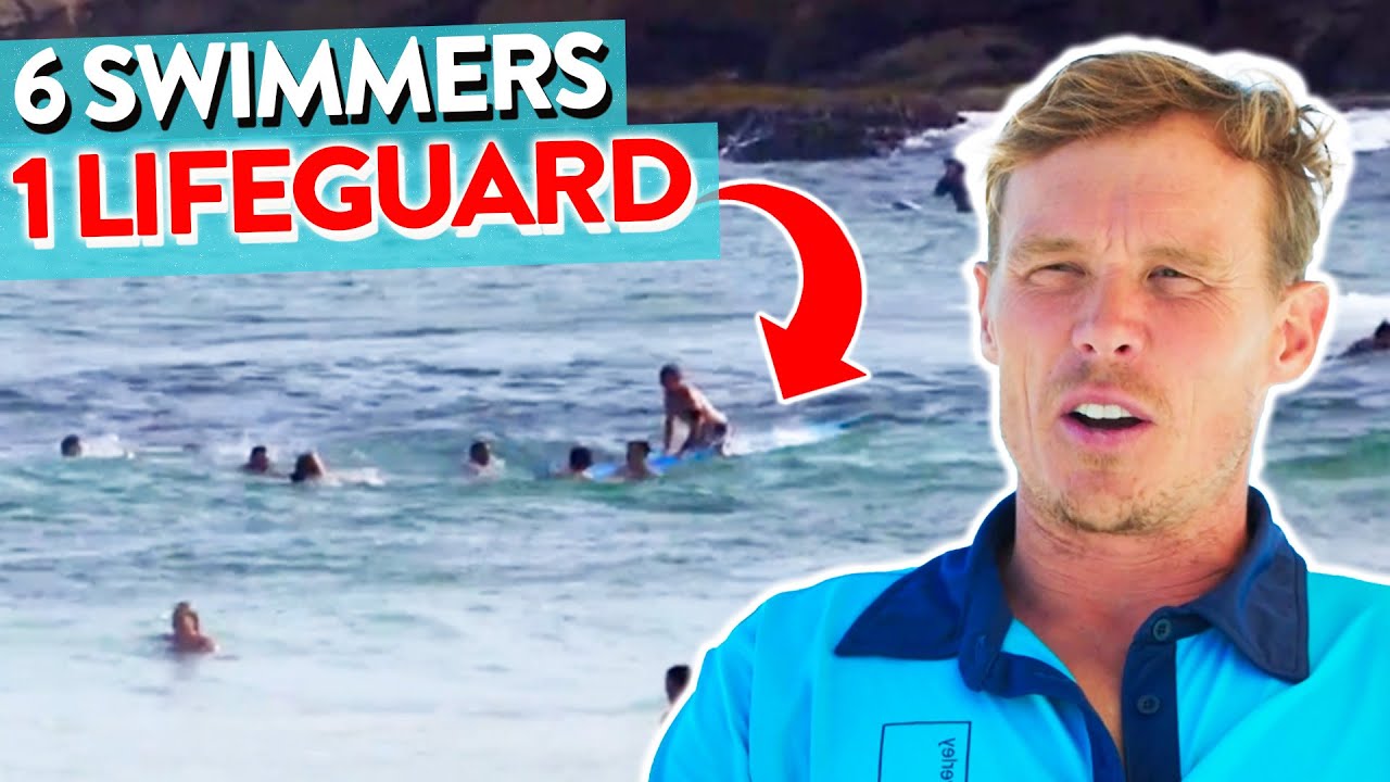 Urgent Help Needed: Lifeguard Out-Numbered By Drowning Swimmers - YouTube