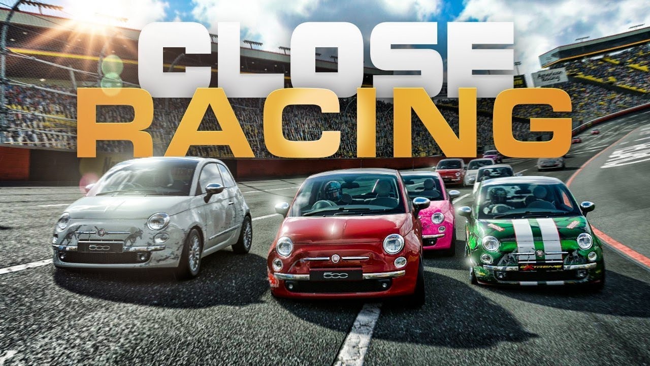 A Race of Fiat 500's is the Greatest Spectacle in Sim Racing - YouTube