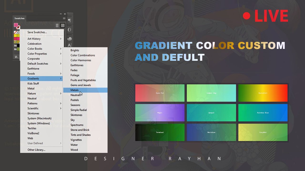 Adobe illustrator gradient color problem solve all in one | Dream ...