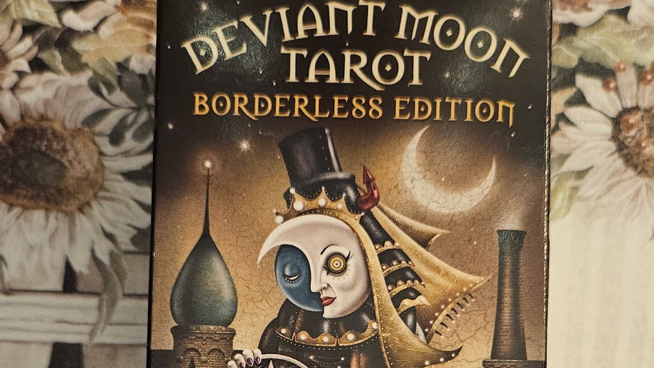 Deviant Moon Tarot Borderless Edition by Patrick Valenza 🔮🌛🌜🌝 (silent flip thru) - YouTube