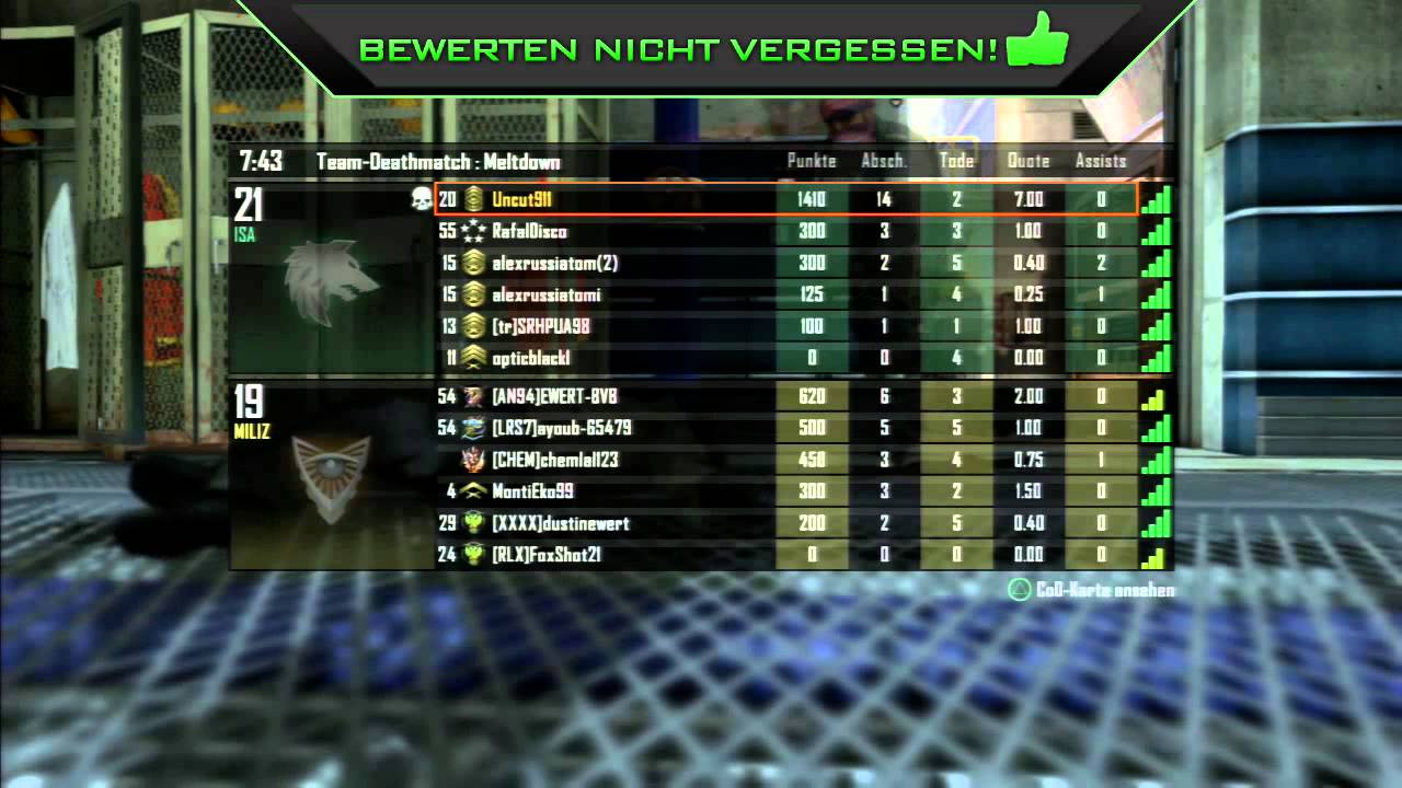 Road To Commander - BO2 - Team - Deathmatch #14 | Unkommentiert - YouTube