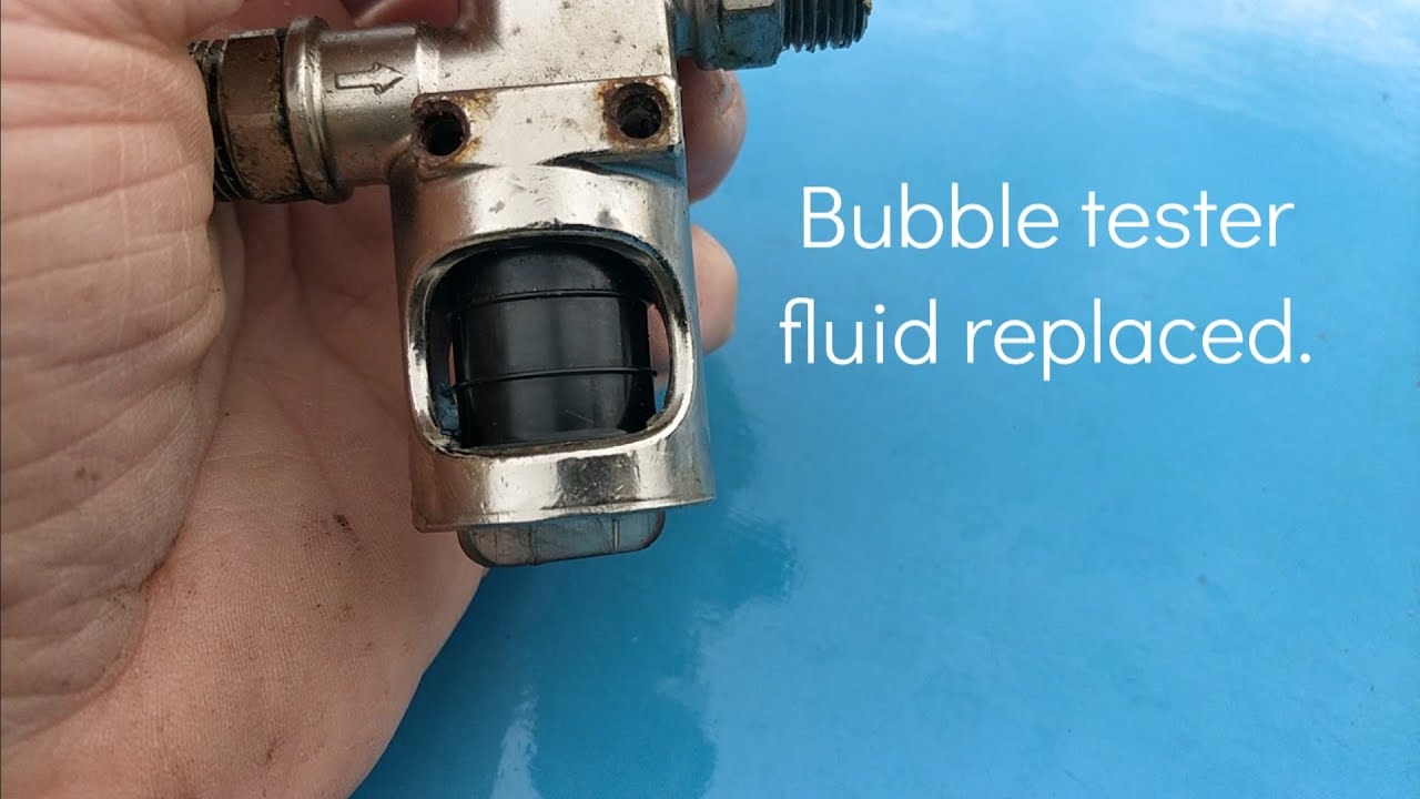 Boat safety work..Bubble tester service.. - YouTube