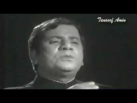 Masood rana sings Live  Tumhi ho mehboob mere main,  Youtube Pakistan