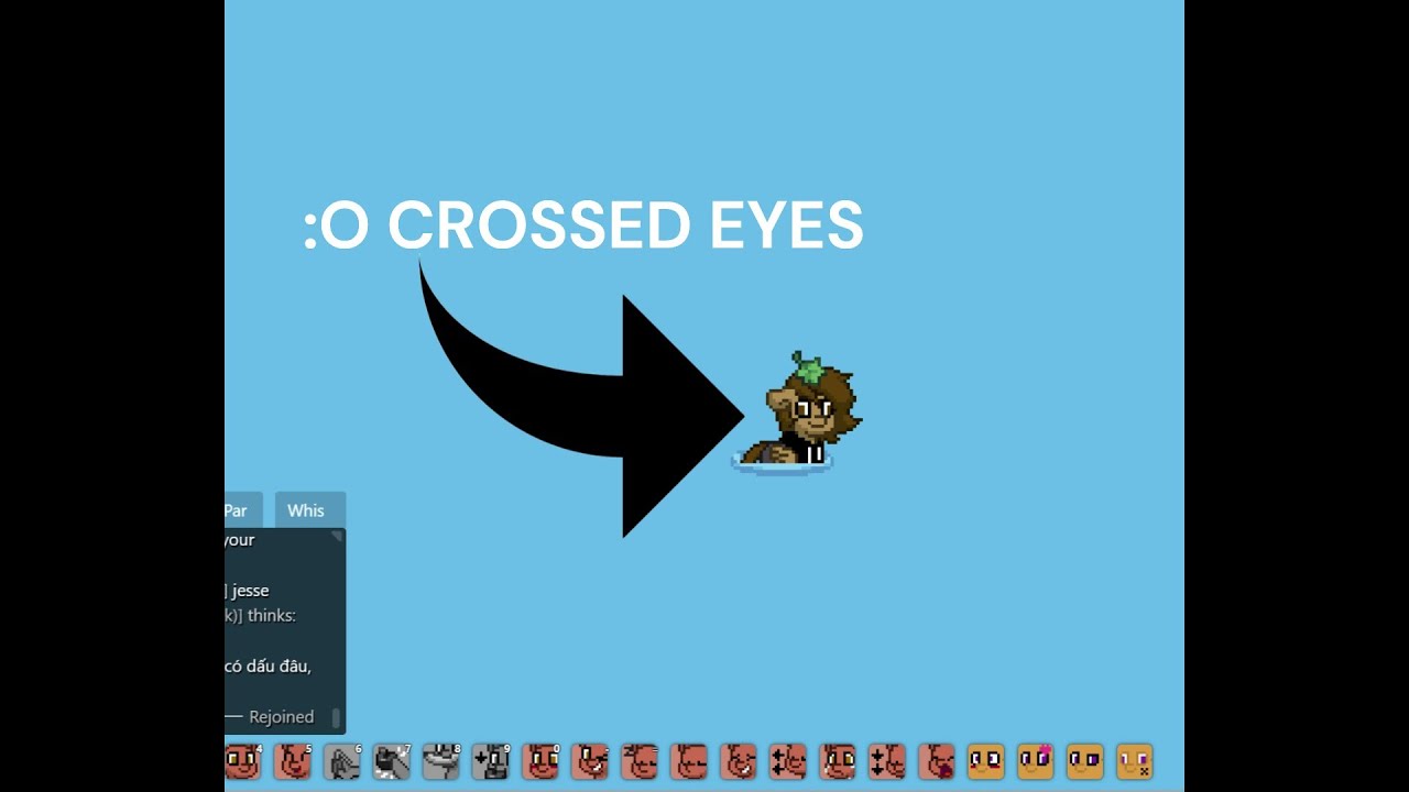 How to do the crossed eye thing in Pony Town - YouTube