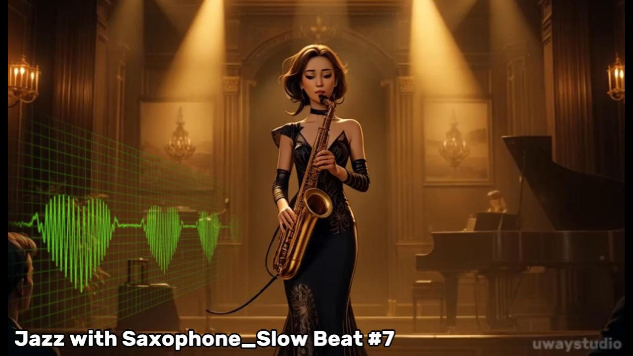 Jazz with Saxophone_Slow Beat #7 #jazzmusic #jazz #jazzsax #jazzcafe # ...