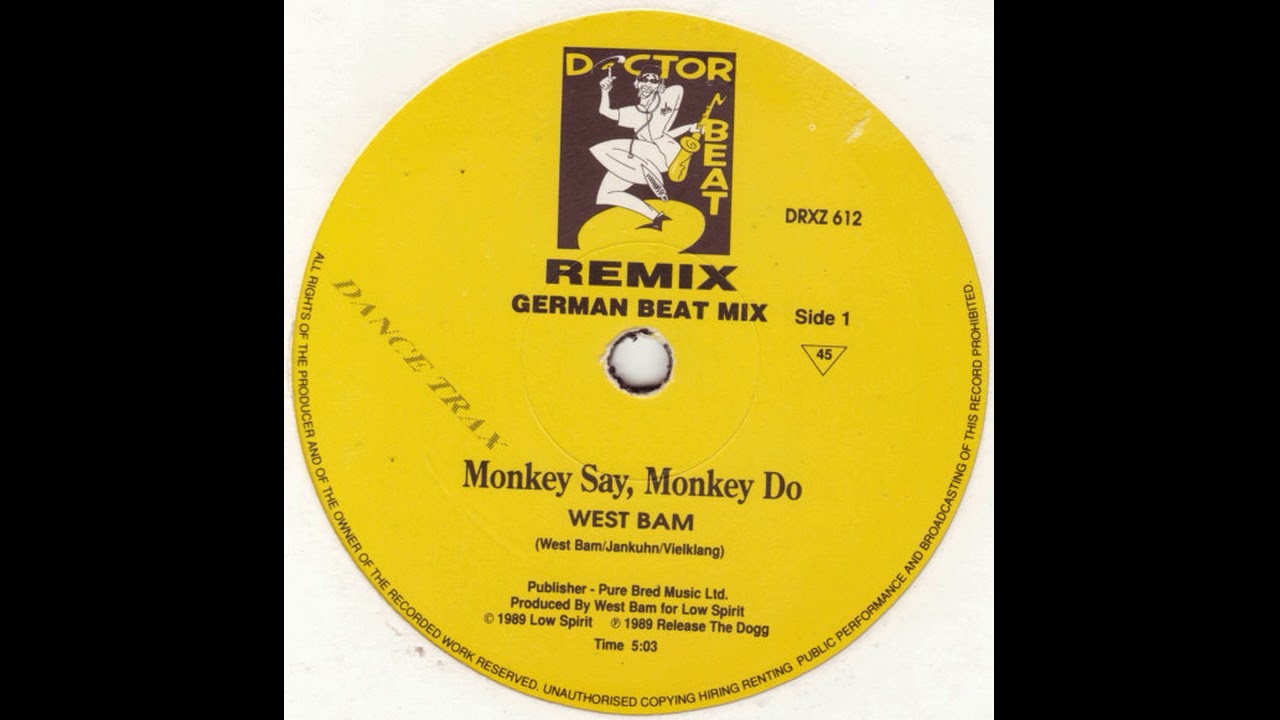 Westbam - Monkey Say Monkey Do (German Beat Mix) [1989] - YouTube Music