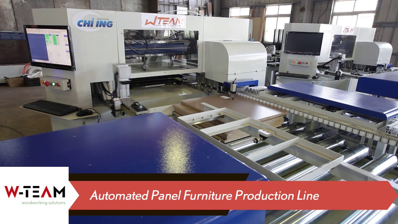 Automatic Panel Furniture Production Line(Introduction) - YouTube