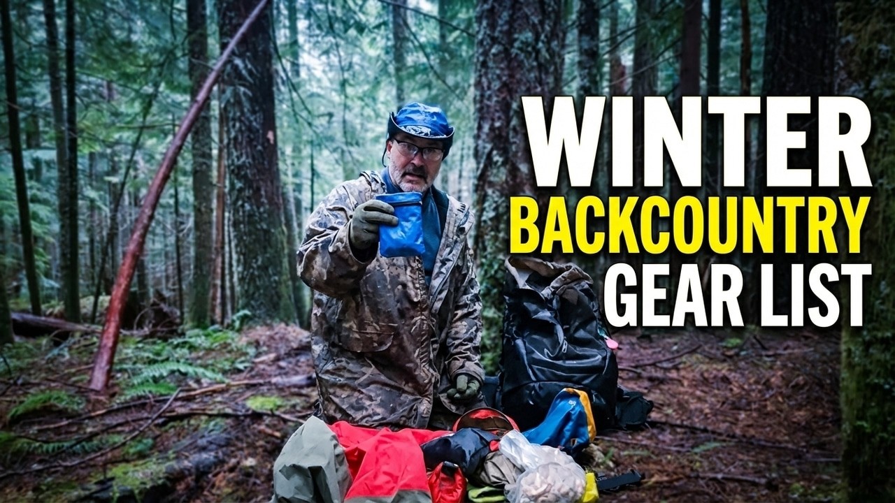 Life Saving Wilderness Backpack Gear List - YouTube