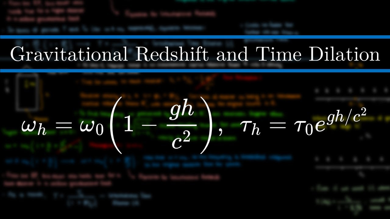 How Gravity alters Time and Frequency: Gravitational Redshift and Time ...