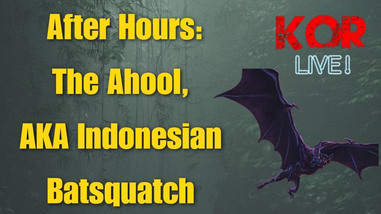 Indonesia's Mystery Cryptid: The Ahool, and other Bat-Like Cryptids ...