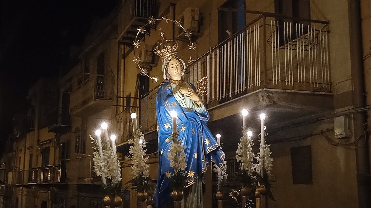 PROCESSIONE DELLA MADONNA DI PORTA PALERMO TERMINI IMERESE 08/12/2024 ...