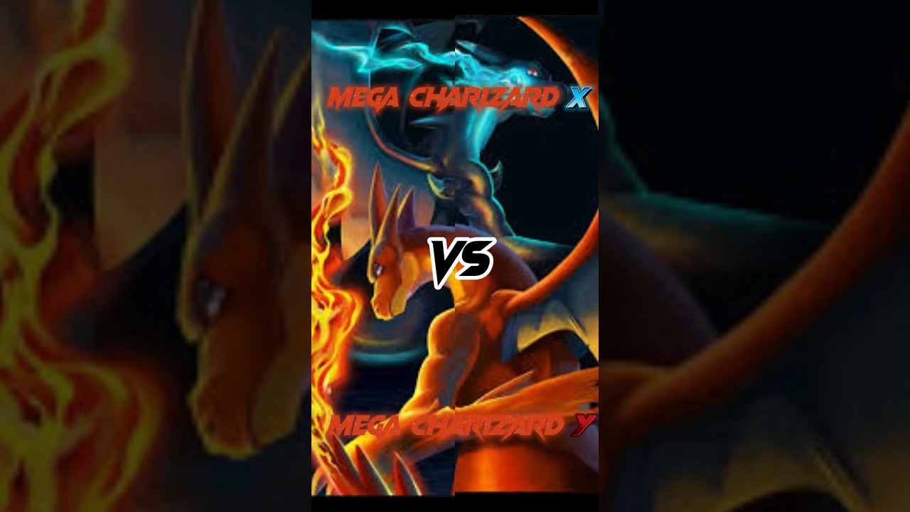 Mega Charizard X vs Mega Charizard Y the ultimate Pokémon mega battle - YouTube