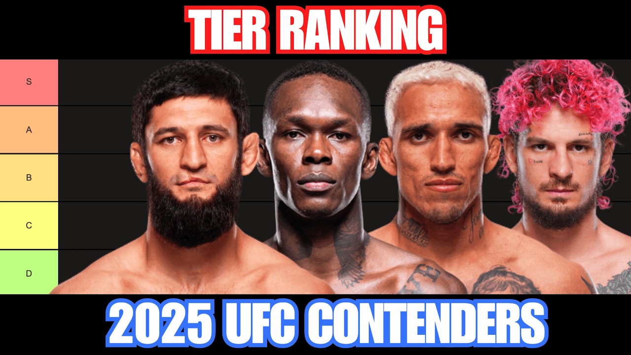 Tier Ranking The Top 2025 UFC Contenders - YouTube
