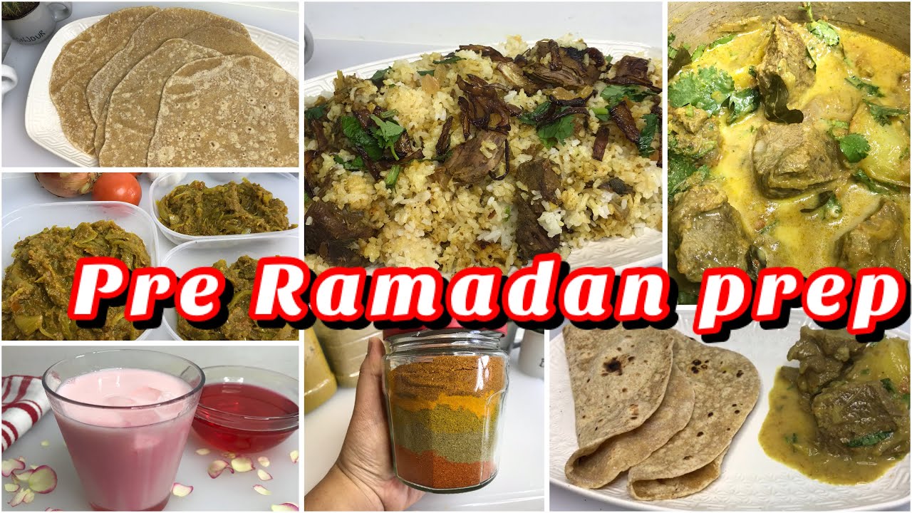 Pre Ramadan Meal preparation || Weekly Meal Prep || Make & Freeze - YouTube