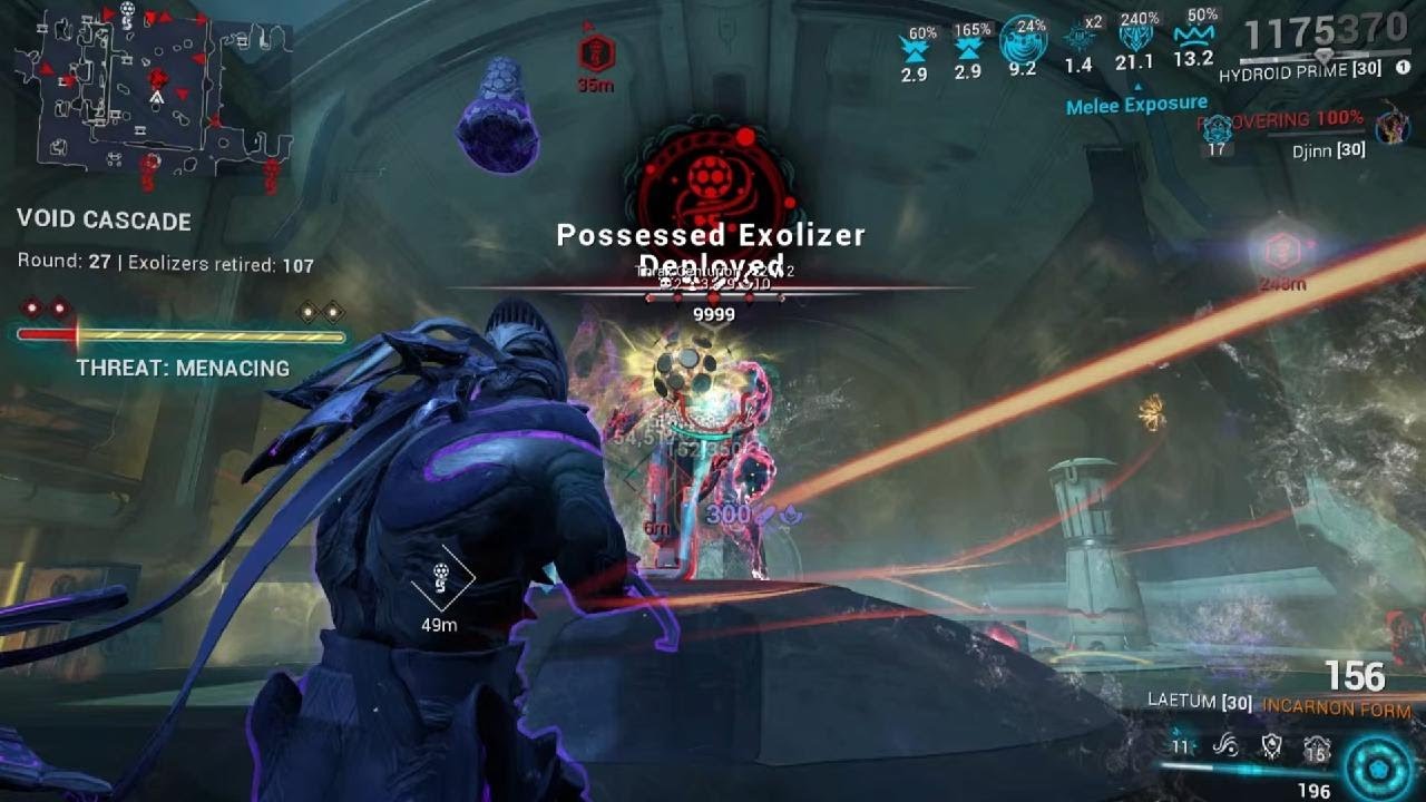 Void Cascade - Level Cap - Hydroid | Warframe | PS5 - YouTube