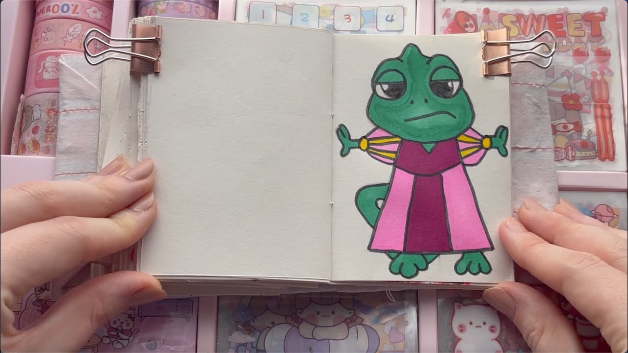 HOW TO DRAW PASCAL FROM REPUNZEL STEP BY STEP FOR BEGINNERS 🦎 - YouTube