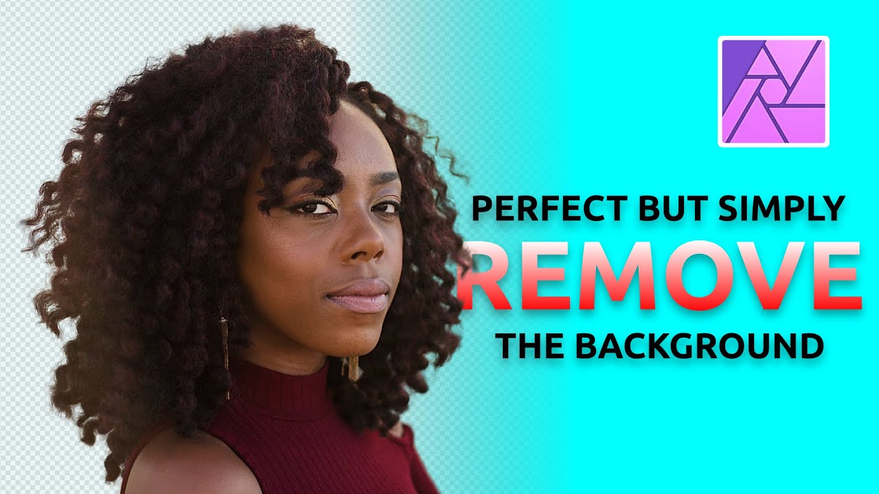 [TUTORIAL] Super Easy Background Removal In Affinity Photo - YouTube
