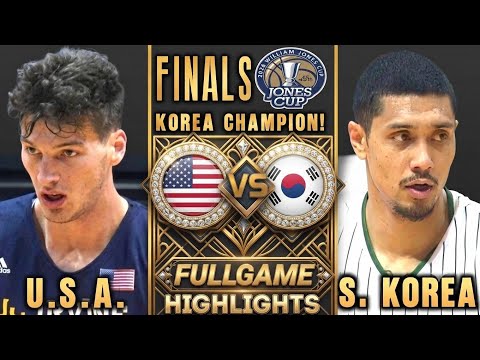 CHAMPION ANG TAIPEI ESTE KOREA! USA VS SOUTH KOREA| FULL GAME HIGHLIGHTS | JONES CUP 2026