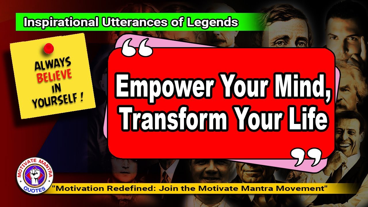 Empower Your Mind Transform Your Life Youtube