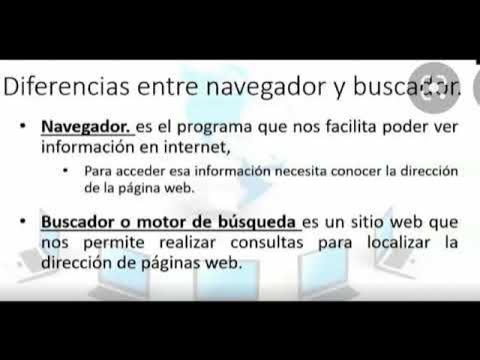 DIFERENCIAS ENTRE UN BUSCADOR Y UN NAVEGADOR WEB? - YouTube