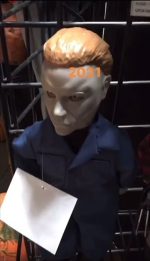 Gemmy PROTOTYPE 2021 Mini Micheal Myers #halloween #animatronics # ...