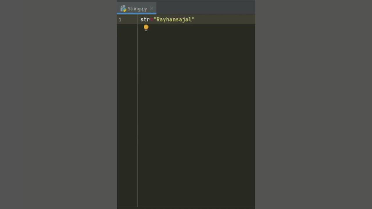 Reverse a string by writin one line code | Beauty of Python - YouTube