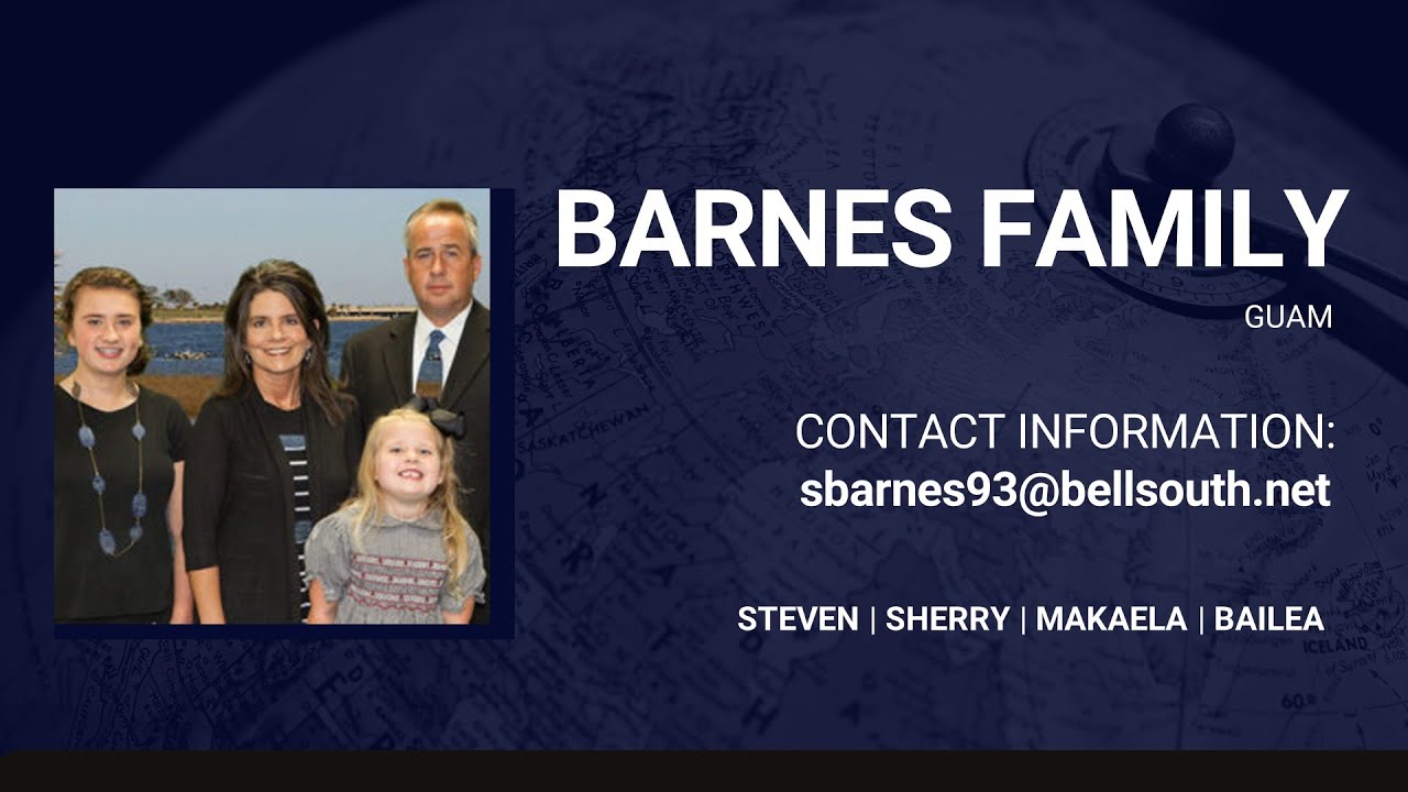 Missionary Update Call | Steven Barns | Missionary to Guam - YouTube