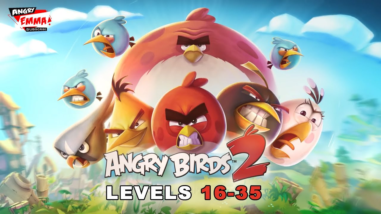 Angry Birds 2 - Levels 16-35 (Pig City - New Pork City) - YouTube