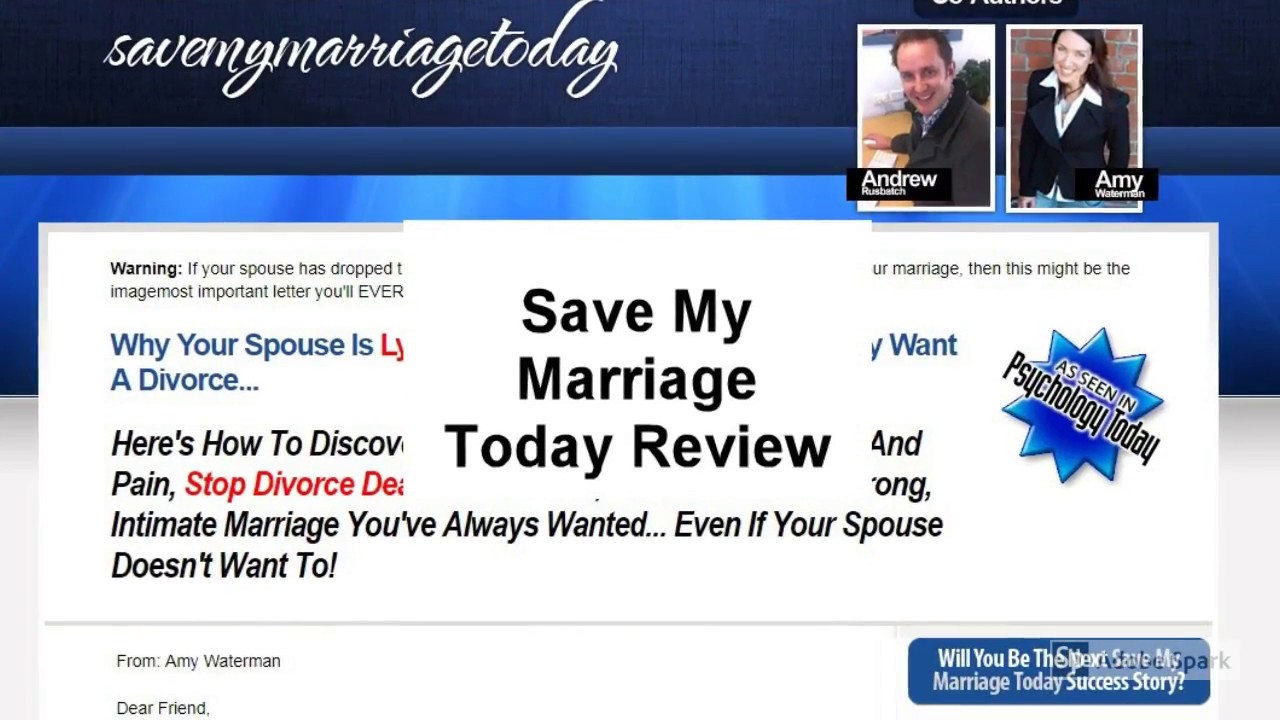 Save My Marriage Today Review | Is Save My Marriage Today Good? - YouTube