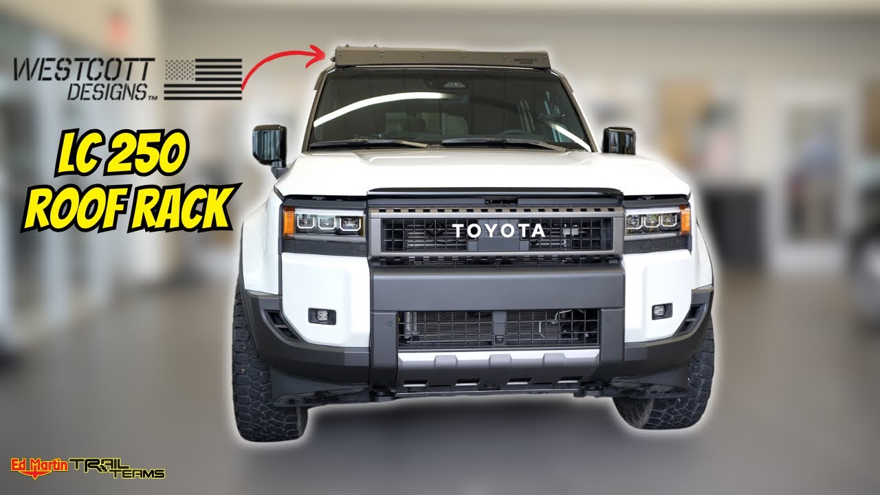 Westcott Designs LC250 roof rack - YouTube
