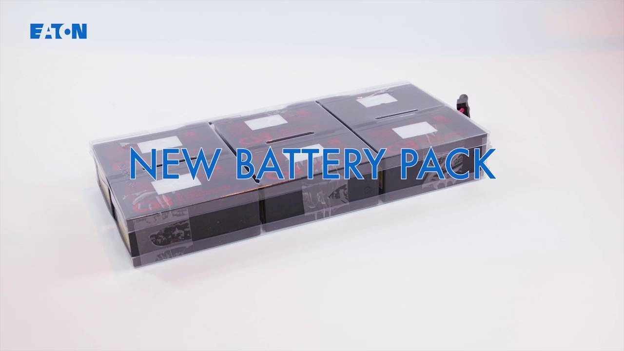 How to change the UPS's battery pack - Eaton 5PX 3000 2U - YouTube