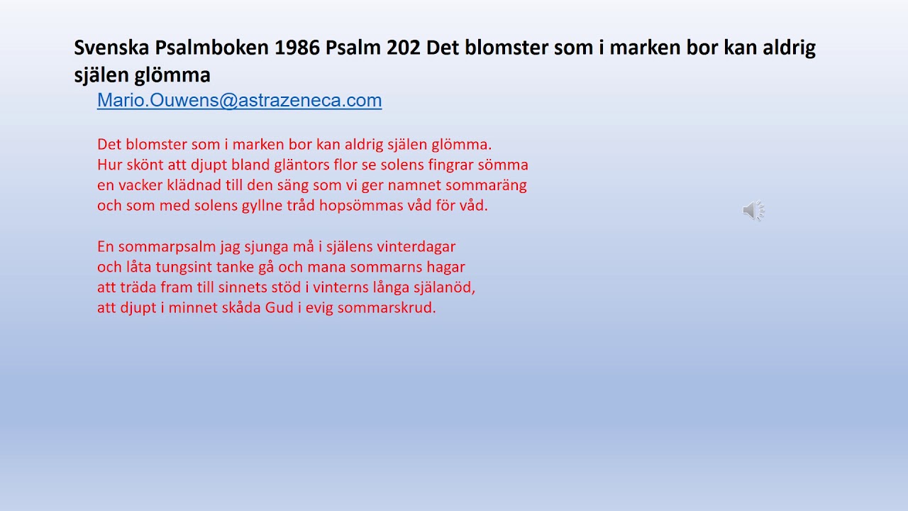 Psalm 202 Det Blomster Som I Marken Bor Kan Aldrig Sj len Gl mma YouTube psalm-202-det-blomster-som-i-marken-bor-kan-aldrig-sj-len-gl-mma-youtube