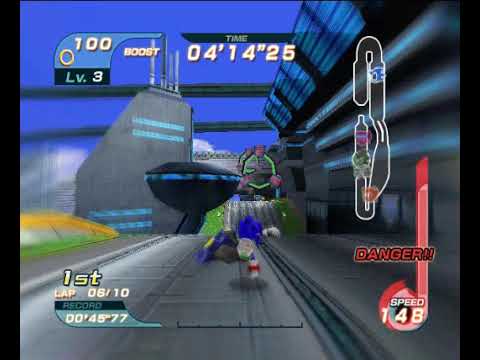 Sonic Riders - Metal City (10 Laps) - YouTube