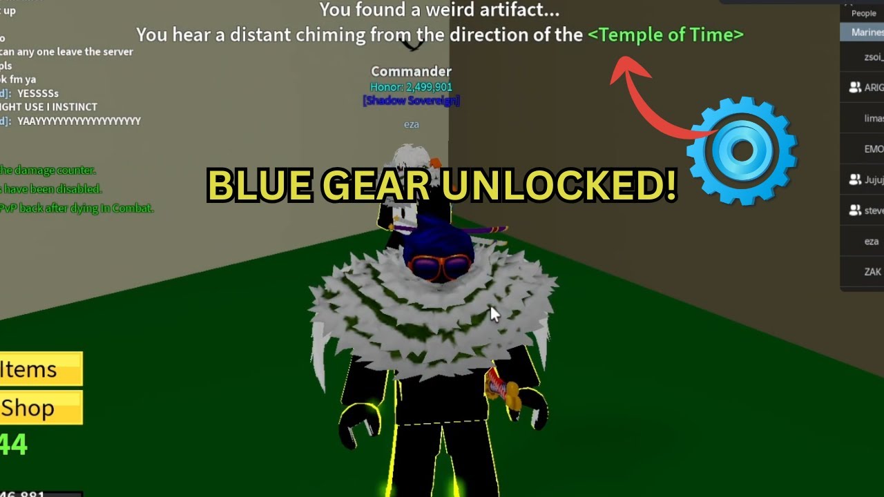 This Is How I Got the BLUE GEAR in Blox Fruits! 🔵 (Full Guide 2025 ...