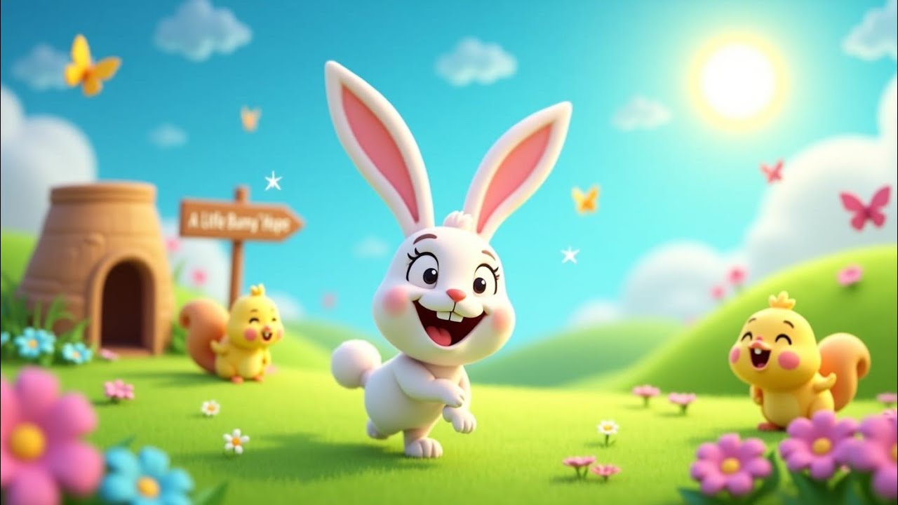 "🎵 The Bunny Hop SONG for Kids | Fun Nursery Rhymes to Jump & Dance! 🐰 ...