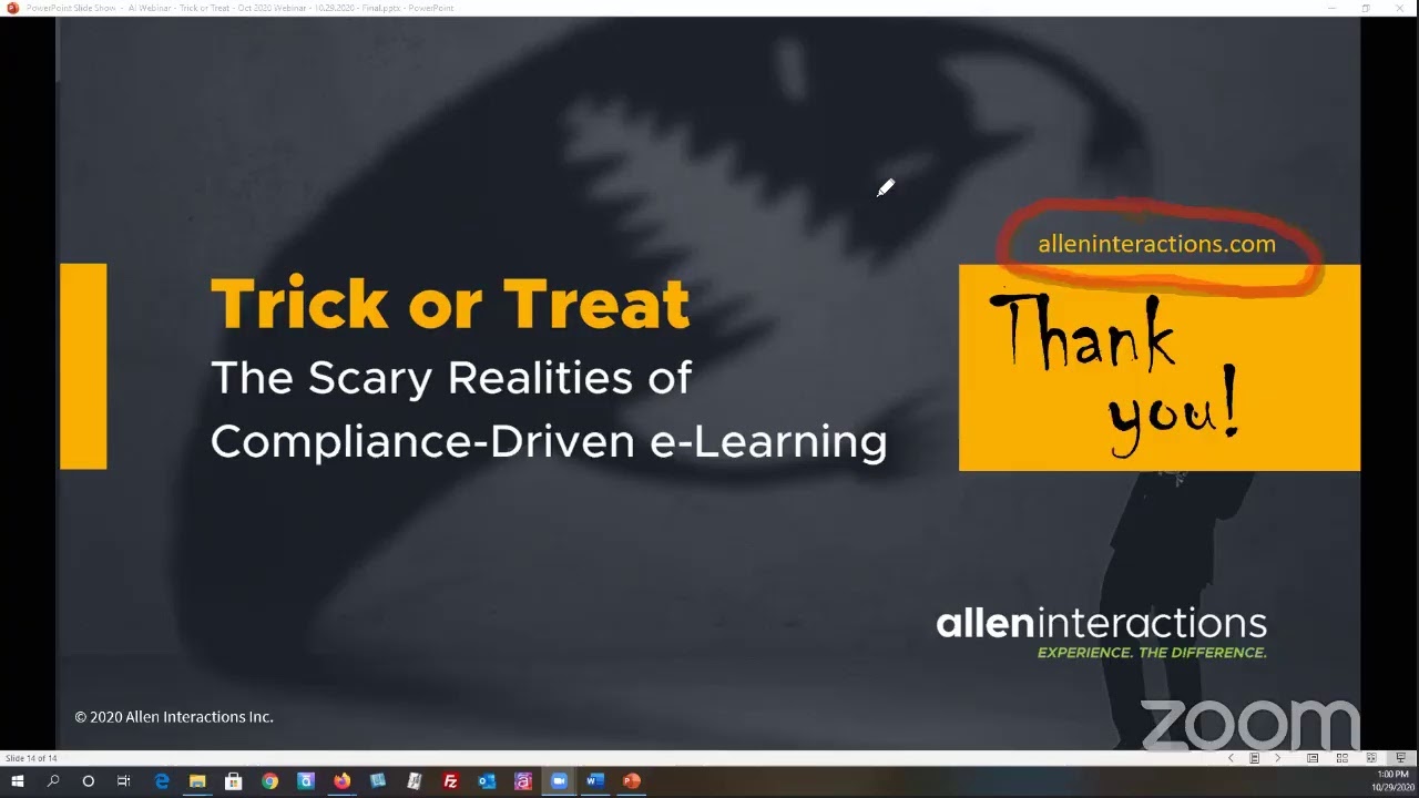 The Scary Realities of Compliance-Driven e-Learning - YouTube
