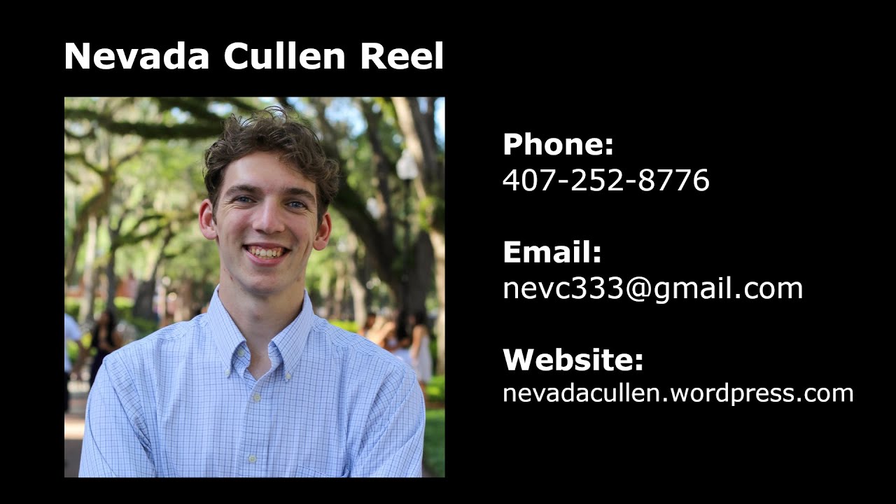 Nevada Cullen TV Reel (May 2024) - YouTube