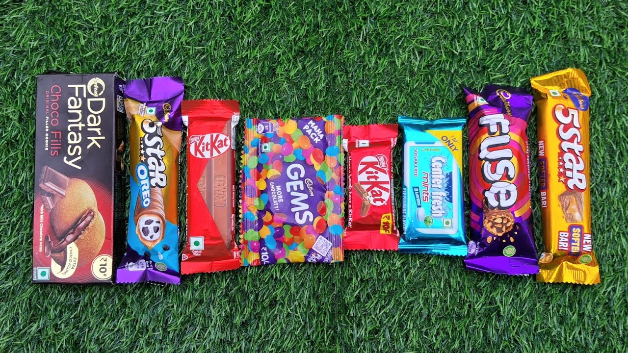 Dark fantasy vs 5star Oreo vs KitKat vs Gems vs KitKat vs Center fresh ...