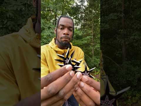 How To Throw Ninja Stars #howto #ninjastar #shortfeed #review