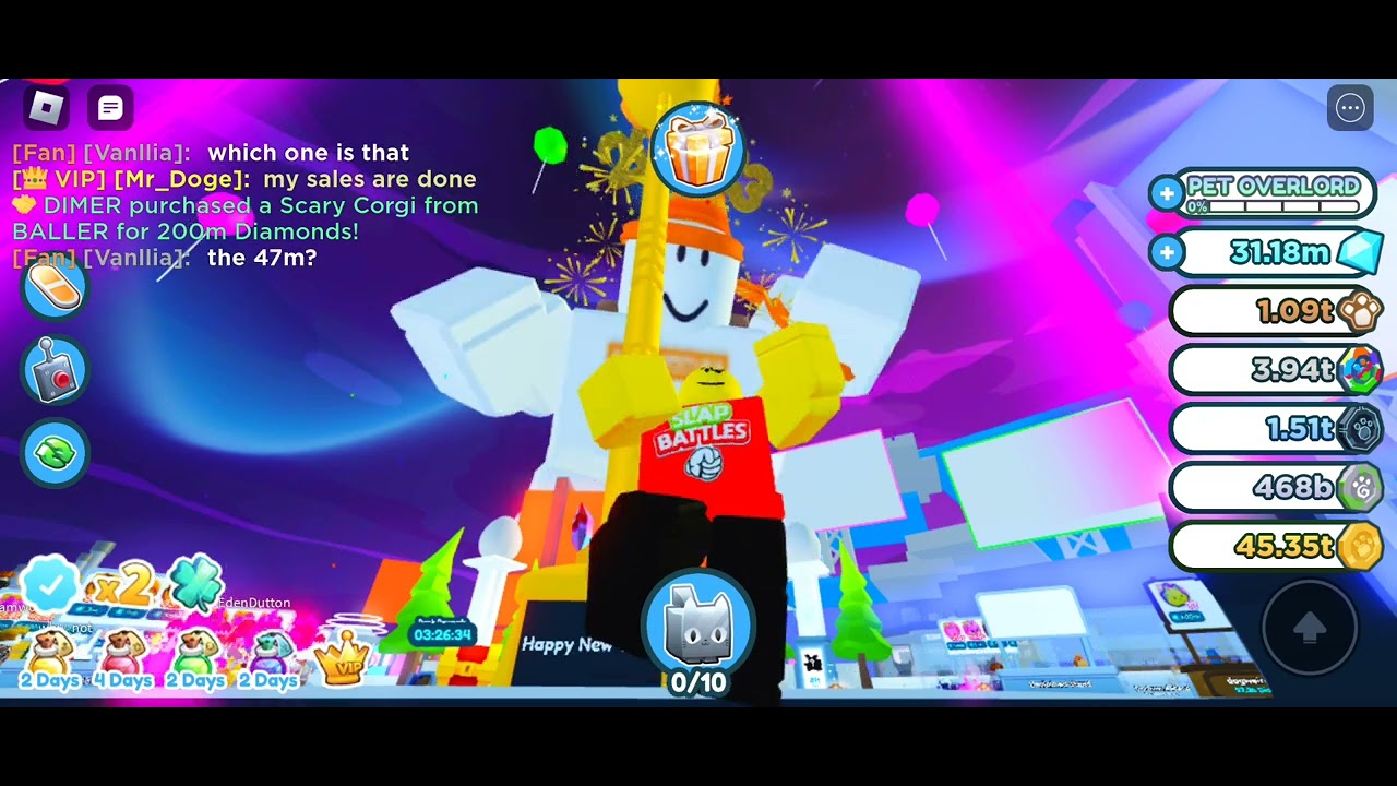 Dance break with preston on psx (pet simulator x) - YouTube