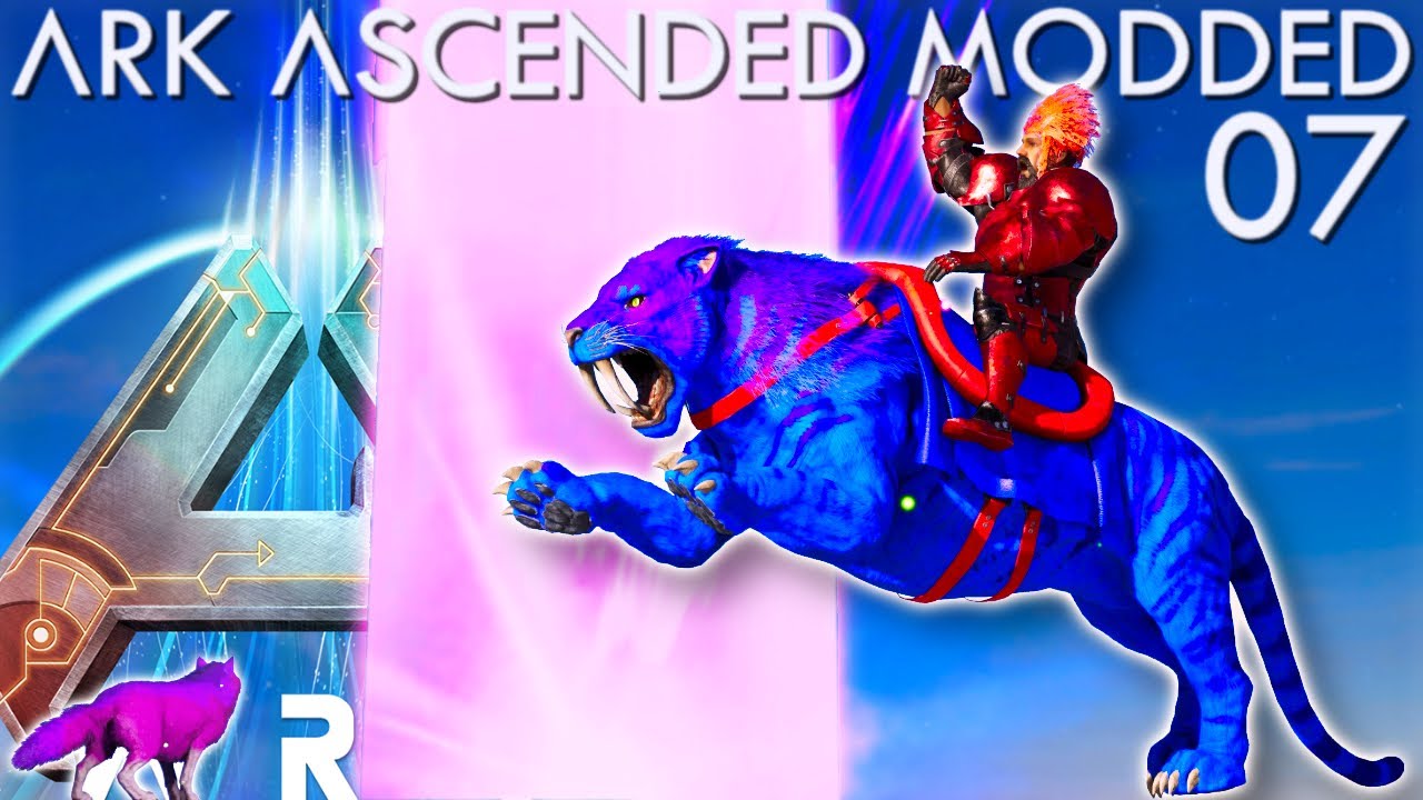 Amazing Cave Mounts Direwolf & Sabertooth! Ark: Survival Ascended ...