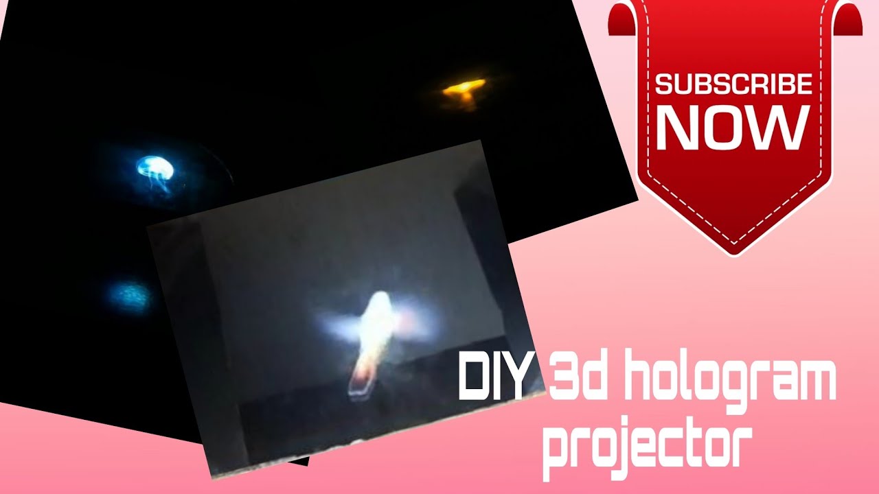 DIY 3d hologram projector | hologram | simple project #viral #craft # ...