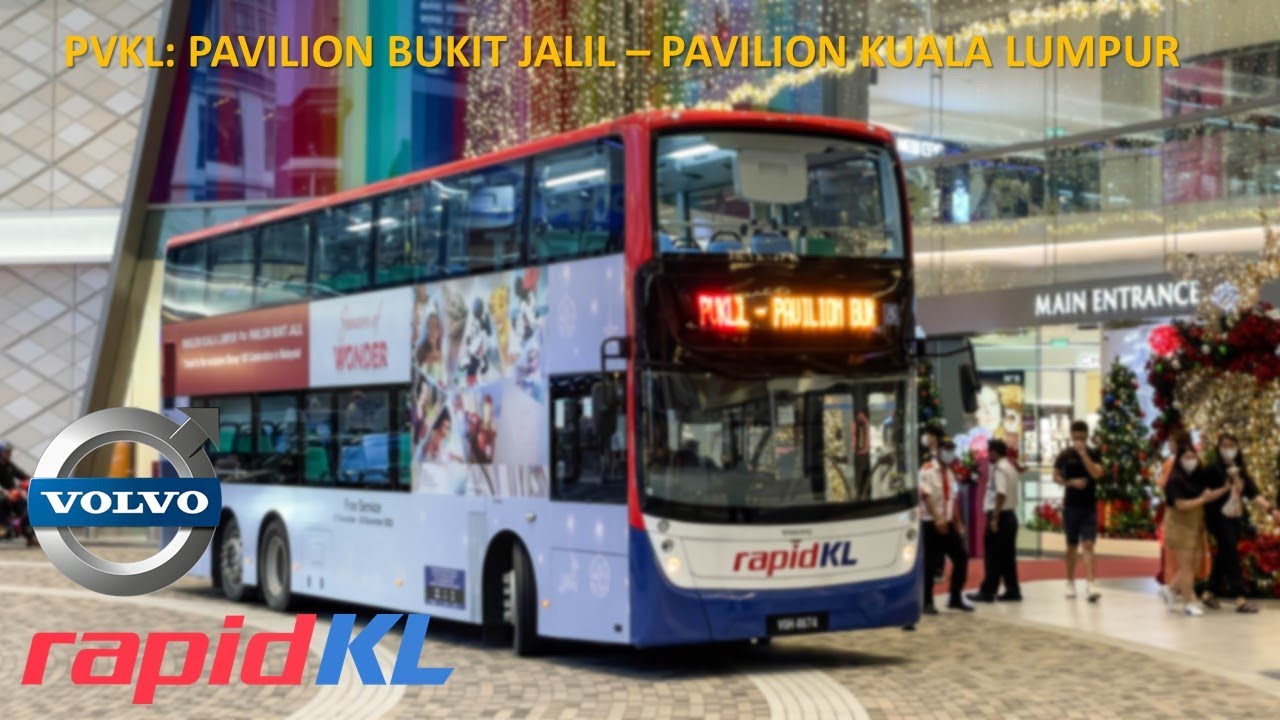 [RapidKL] Volvo B8L Euro 6 (VGH4674) - Ride on PVKL - YouTube