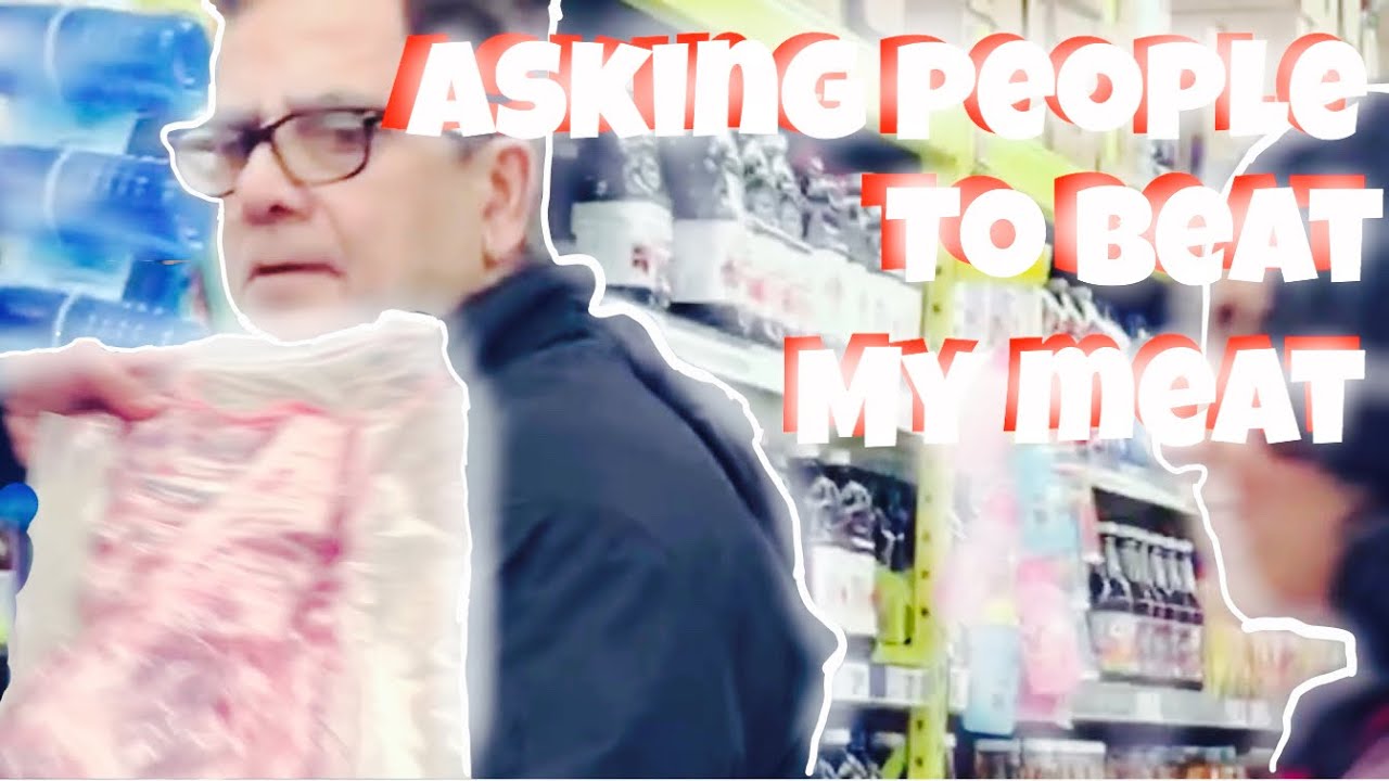 Asking people to beat my meat - YouTube