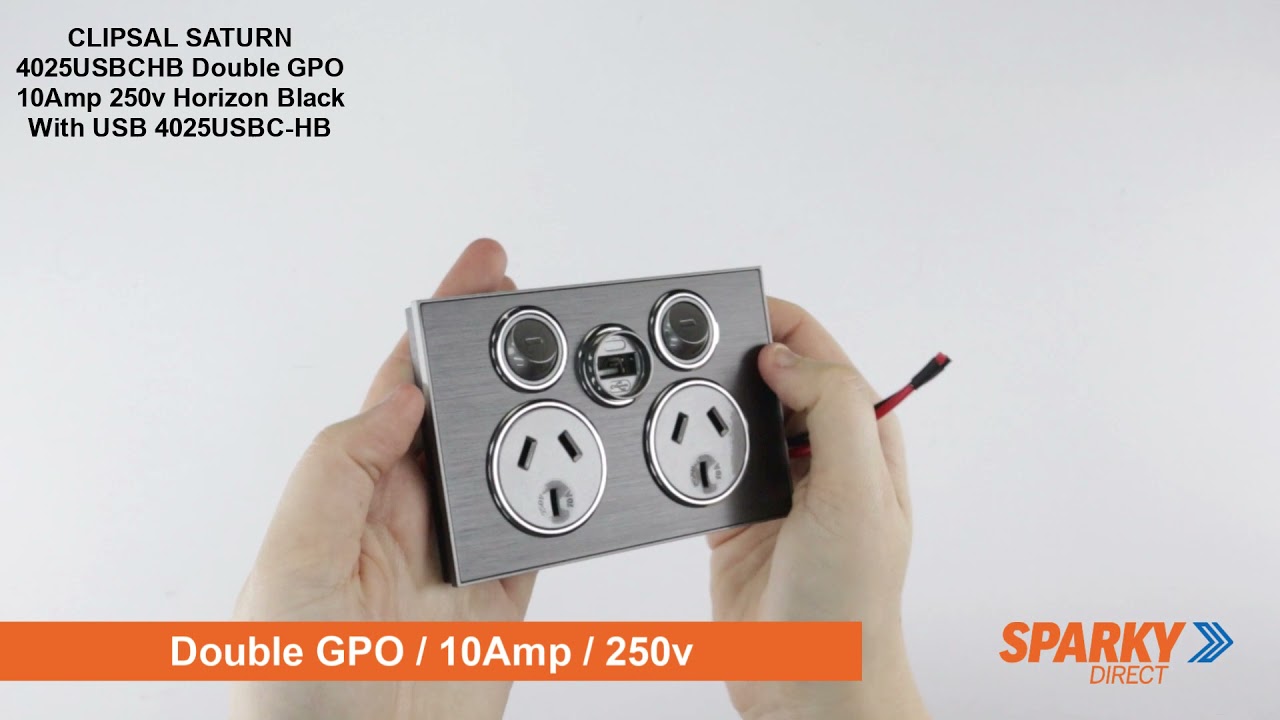 Clipsal Saturn Power Point With Usb Port | Lipstutorial.org
