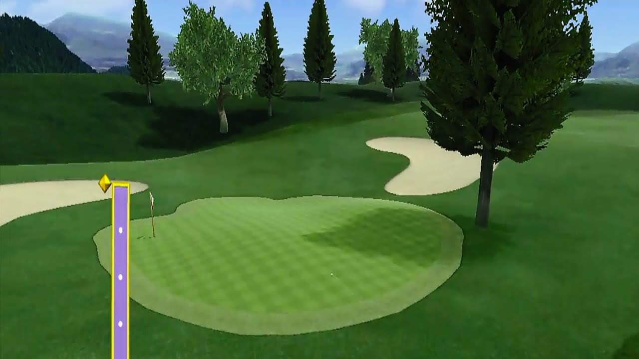 Wii Sports Online : playing golf on wiiu lakeside course - YouTube