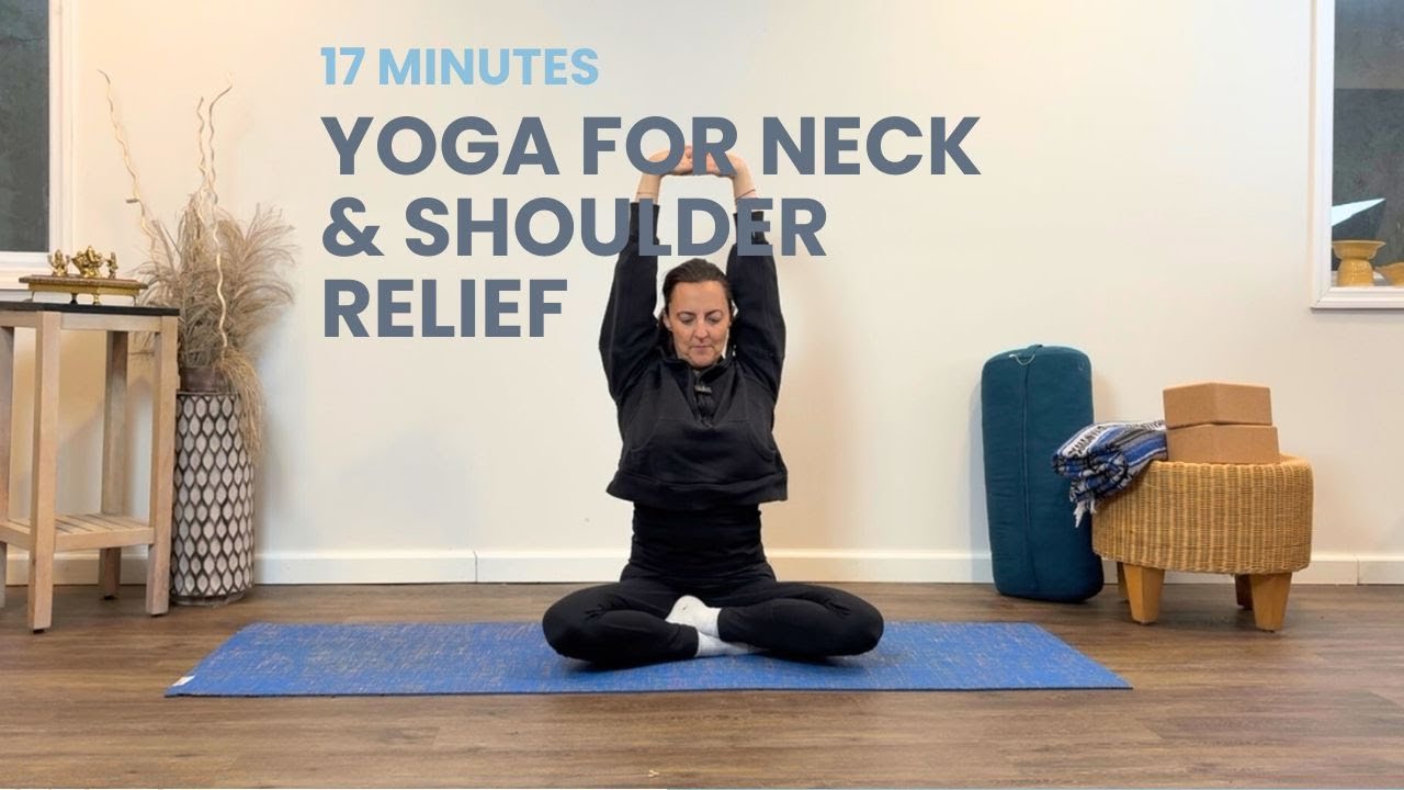Neck & Shoulder Pain Reset | Gentle Stretches + Slow Breathing - YouTube