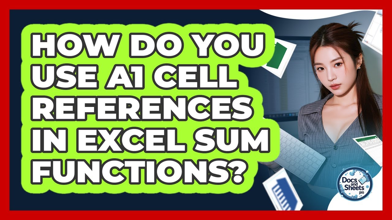 How Do You Use A1 Cell References In Excel SUM Functions? - Docs and ...